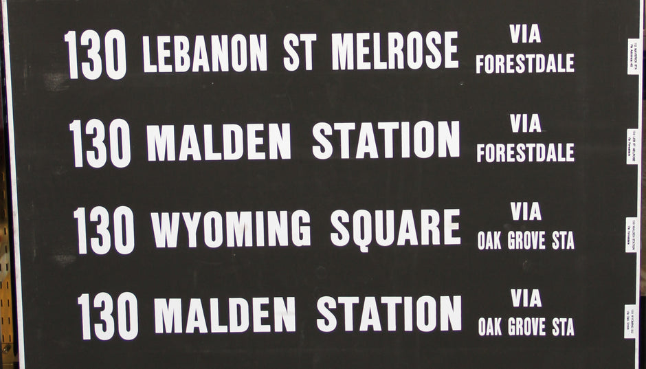 Decommissioned Boston Transit Signage – MBTAgifts