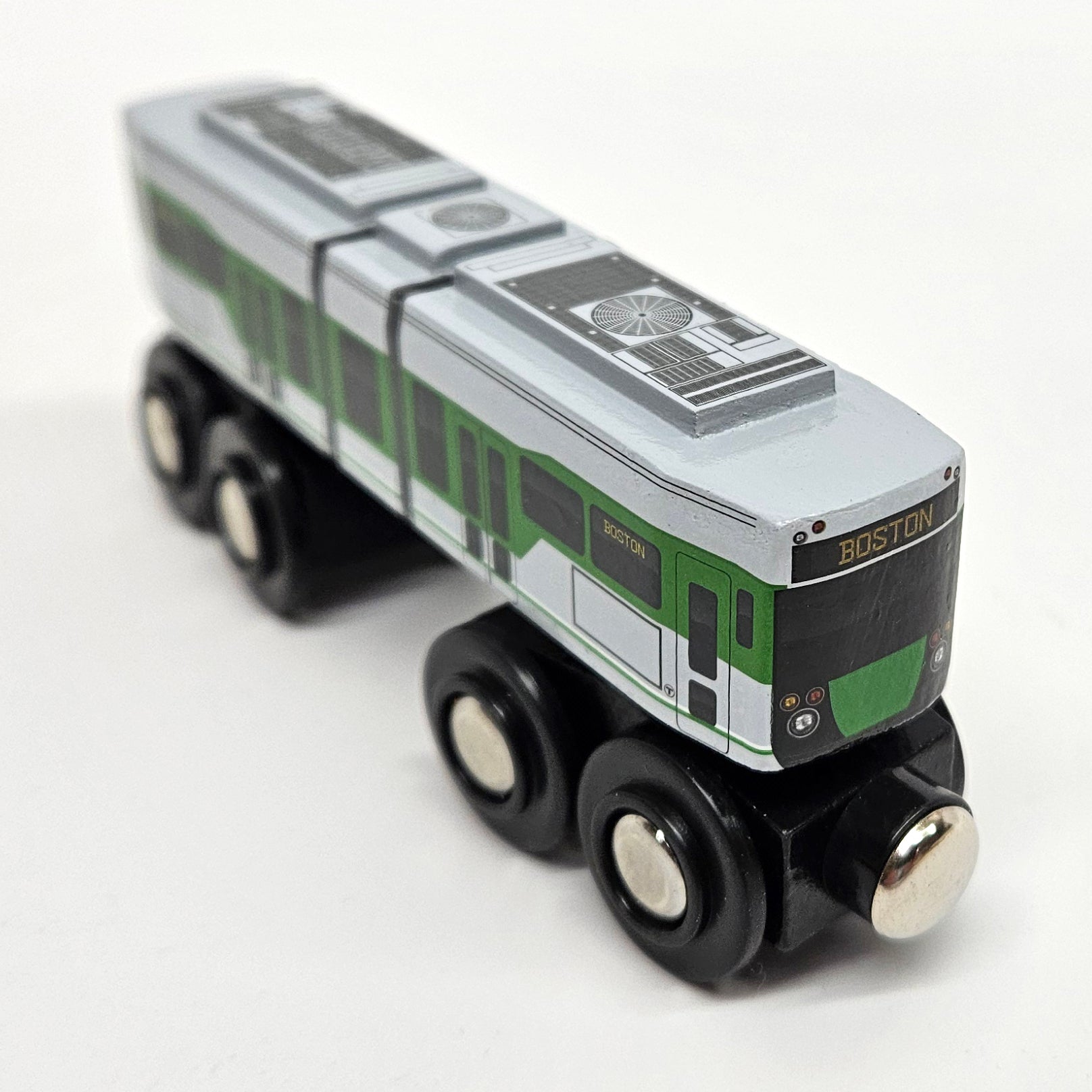 Boston MBTA Green Line Wooden Toy Train (Type 9 LRV) – MBTAgifts