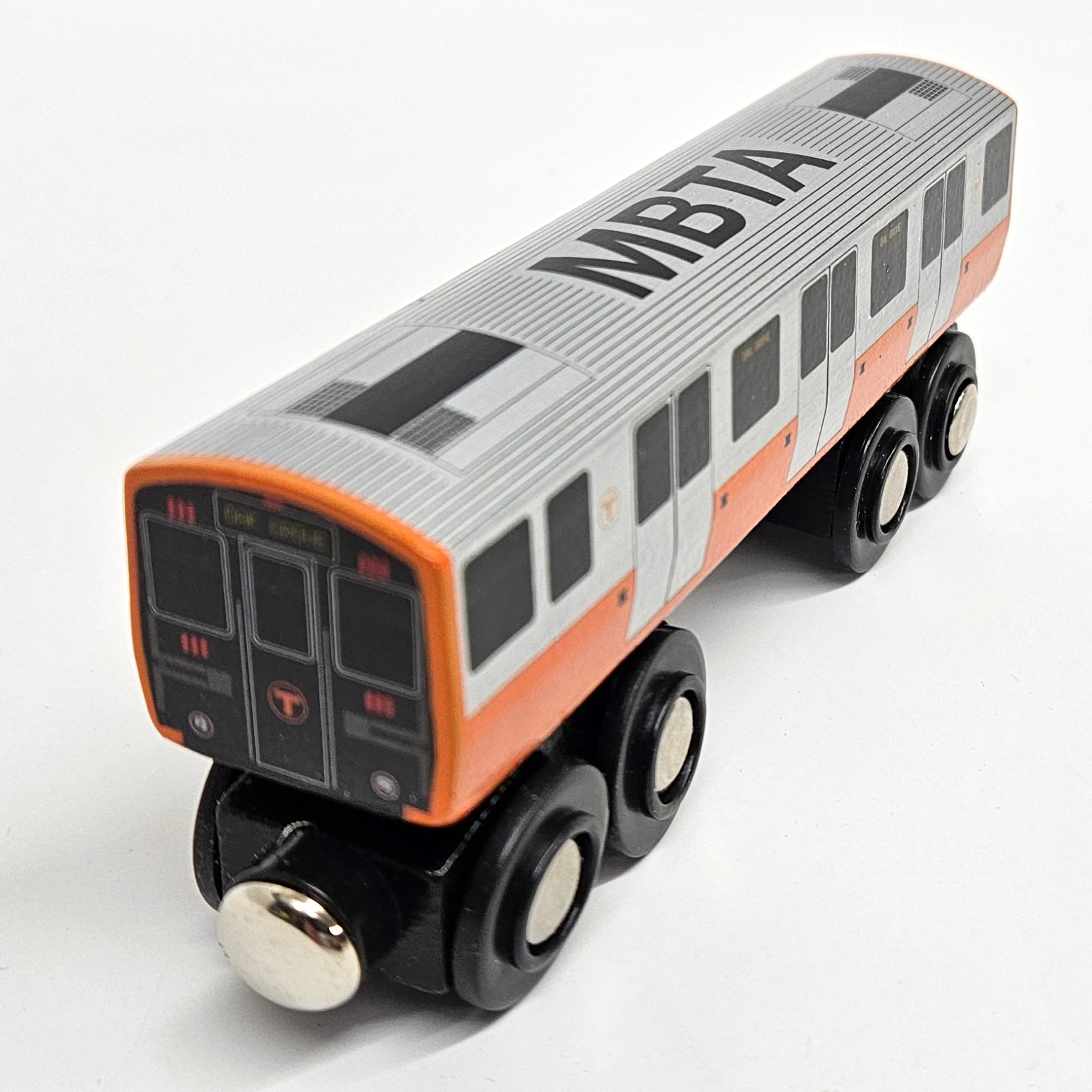Boston MBTA Orange Line Wooden Toy Train (1400 1500-Series) – MBTAgifts