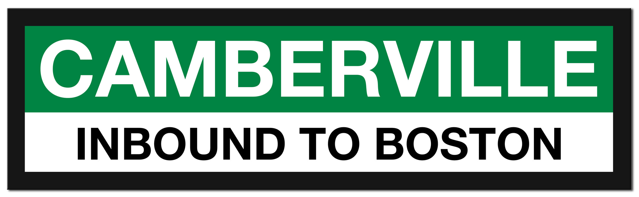 Framed MBTA GREEN LINE Station Signs – MBTAgifts