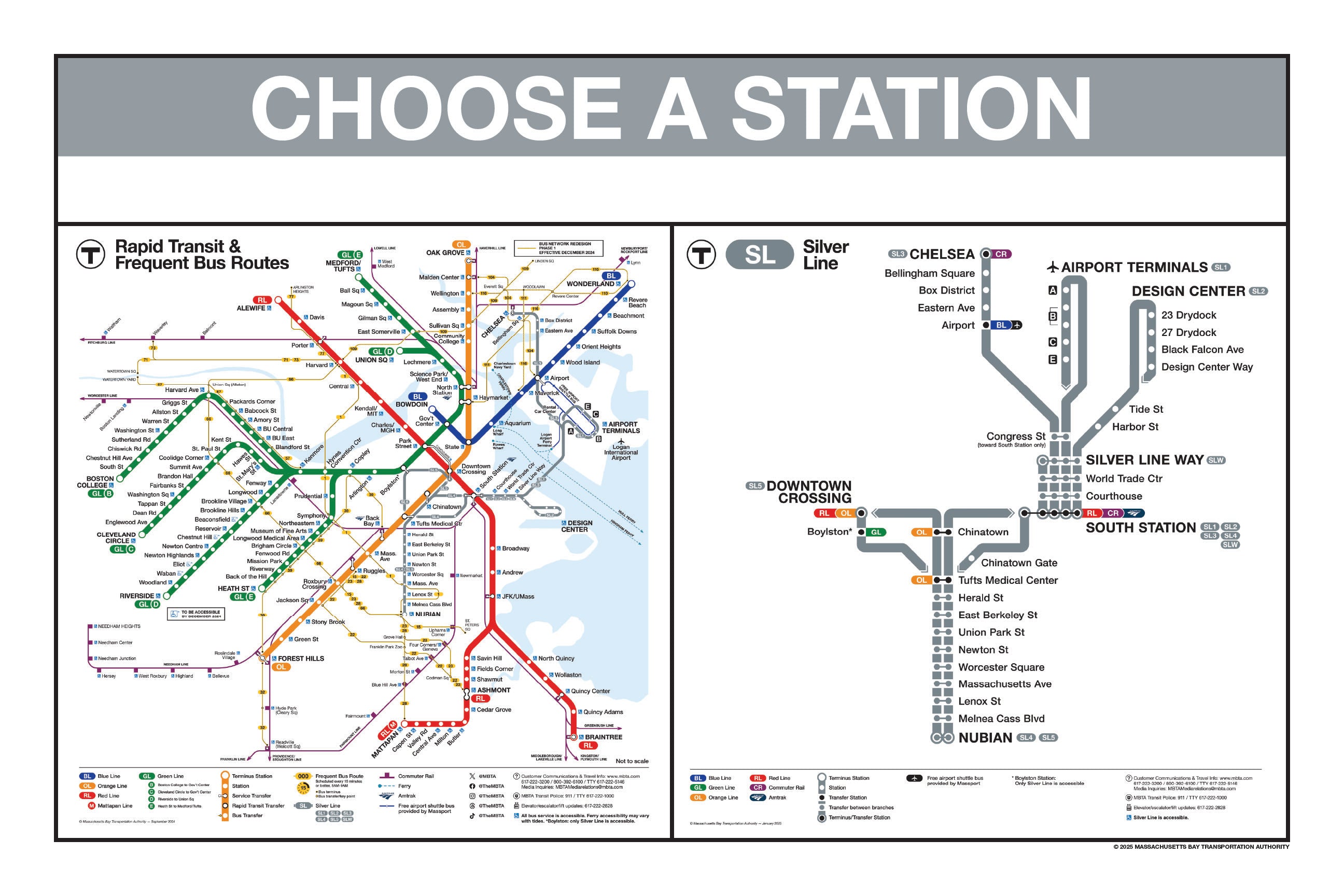 Boston MBTA Silver Line Station Panel Prints – MBTAgifts