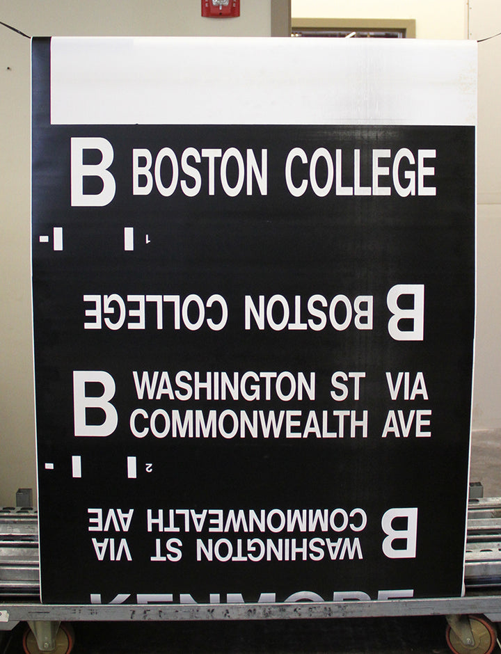 Decommissioned Boston Transit Signage – MBTAgifts