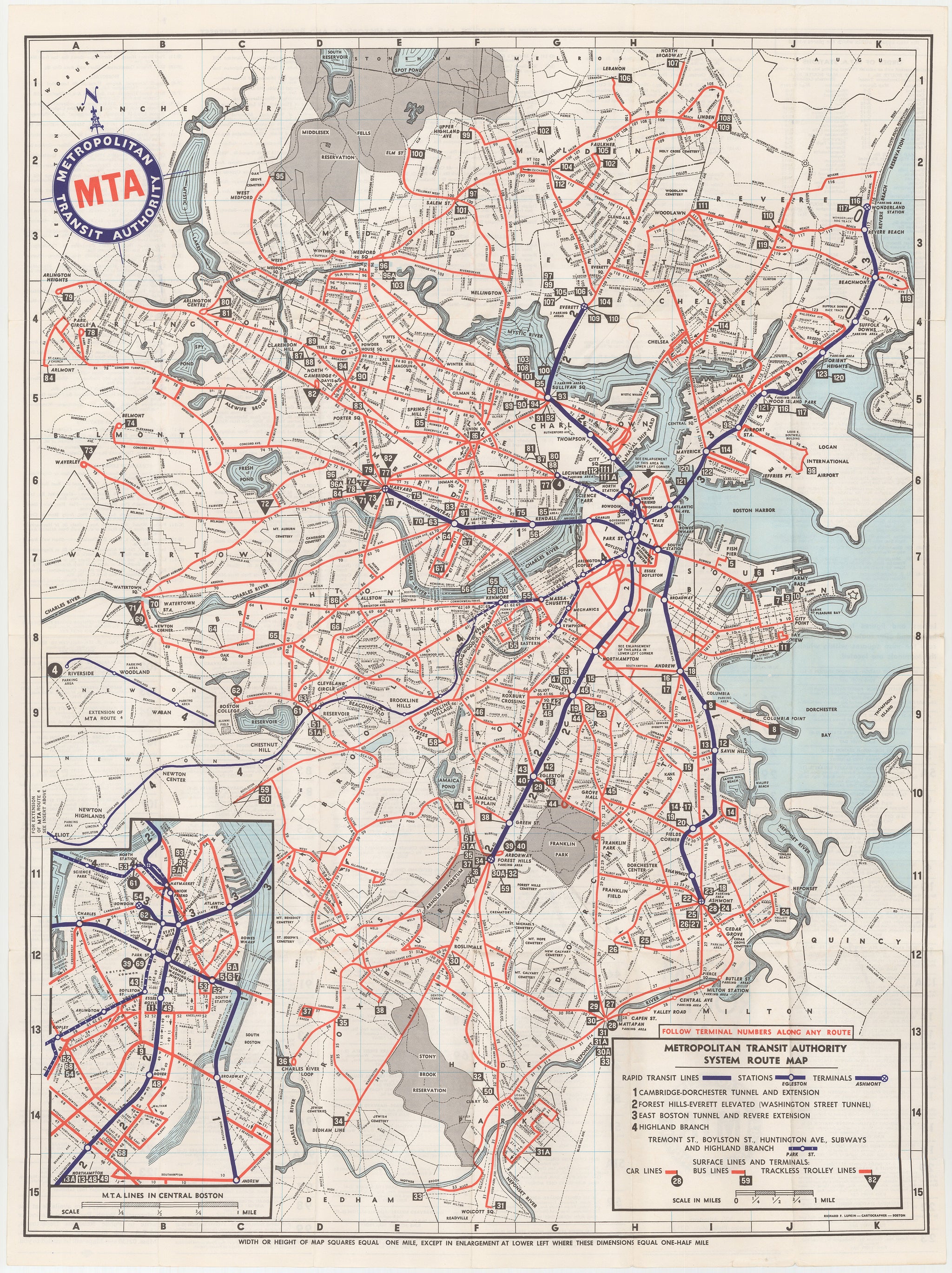 1964 MTA System Map – MBTAgifts